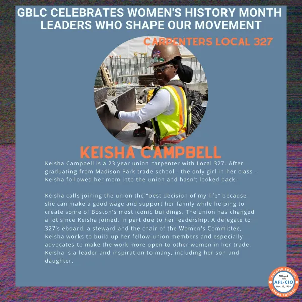 Women's History Month - Boston Women Who Lead | Greater Boston Labor ...